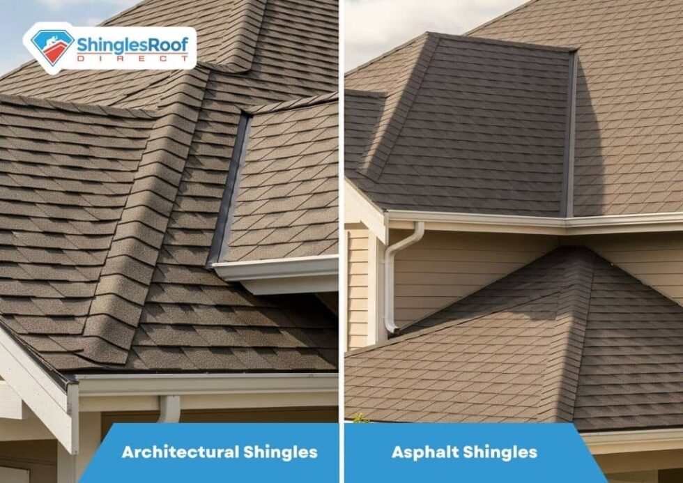 Architectural Shingles vs Asphalt Shingles - Shingles Roof Direct